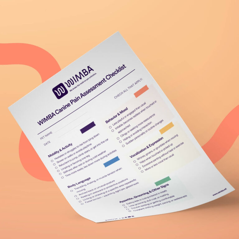 Download WIMBA Canine Pain Assessment Checklist